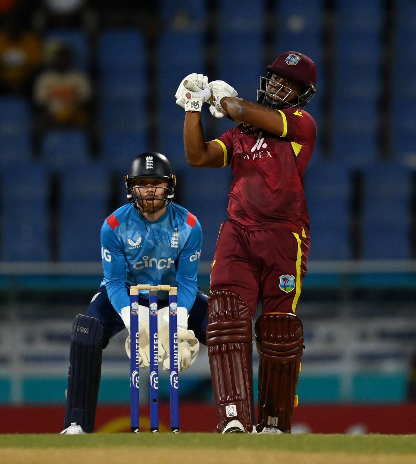 Evin Lewis cracked eight sixes in his matchwinning 94 | ESPNcricinfo.com