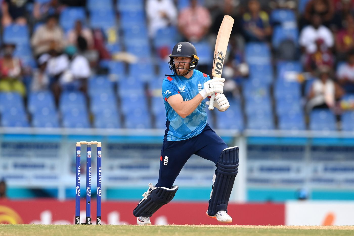 Phil Salt started brightly as England chased a daunting 329 ...