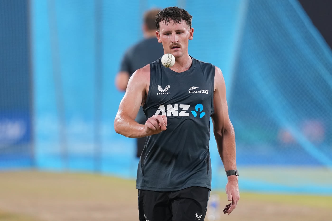 Nathan Smith prepares to bowl at the nets | ESPNcricinfo.com