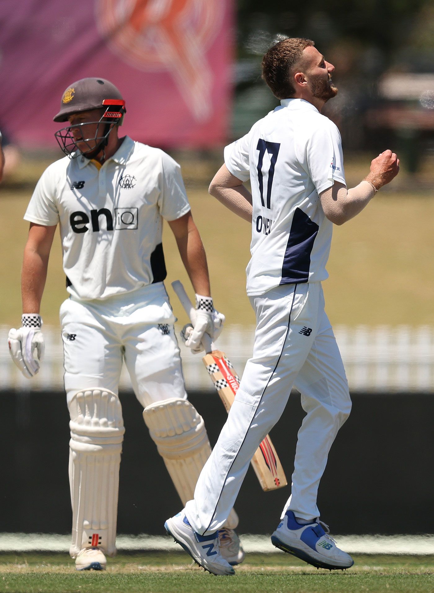 Fergus O'Neill did damage to Western Australia's top order ...
