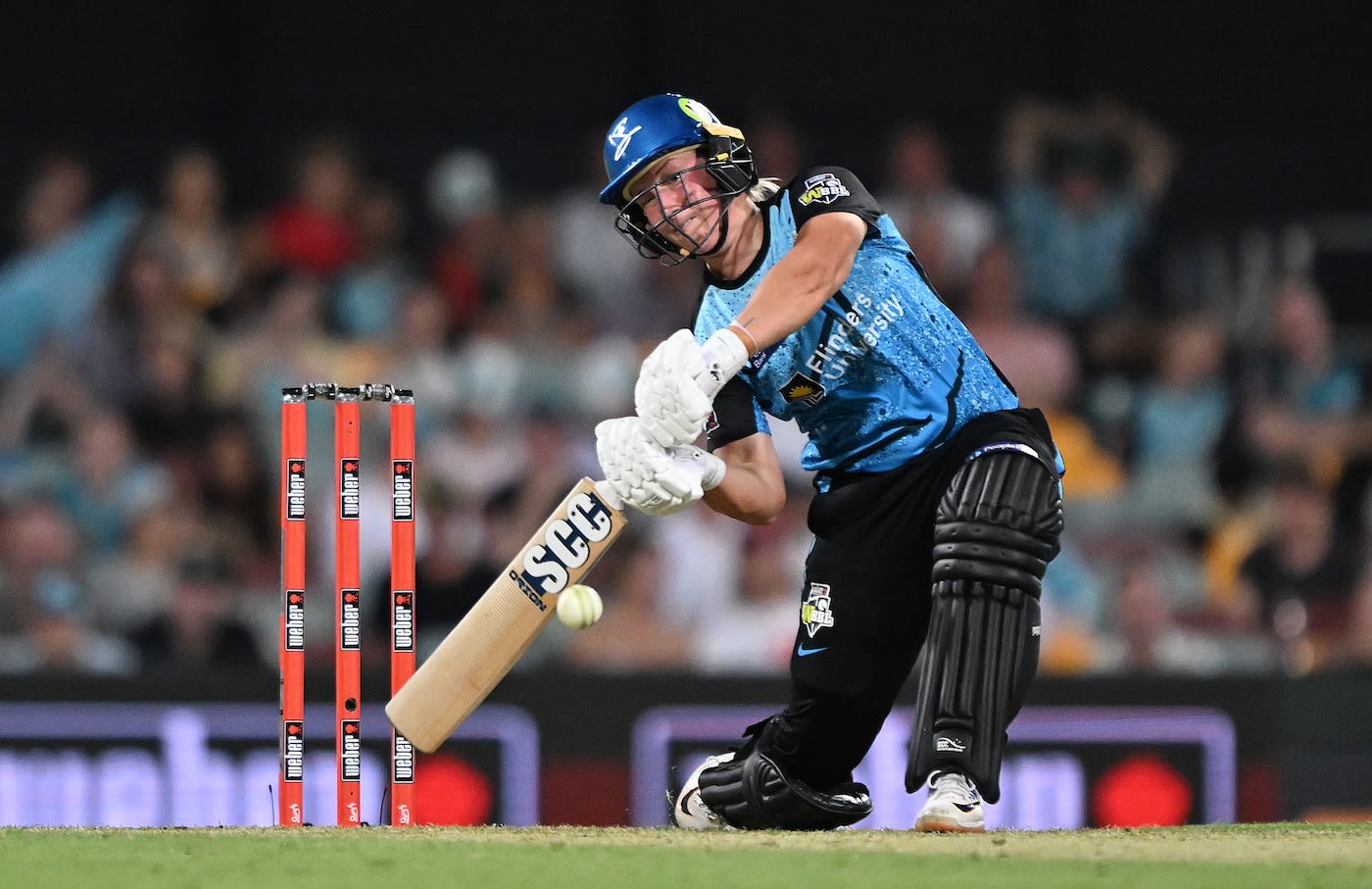 Madeline Penna's 40-ball 60 was the highlight of the Strikers' innings ...