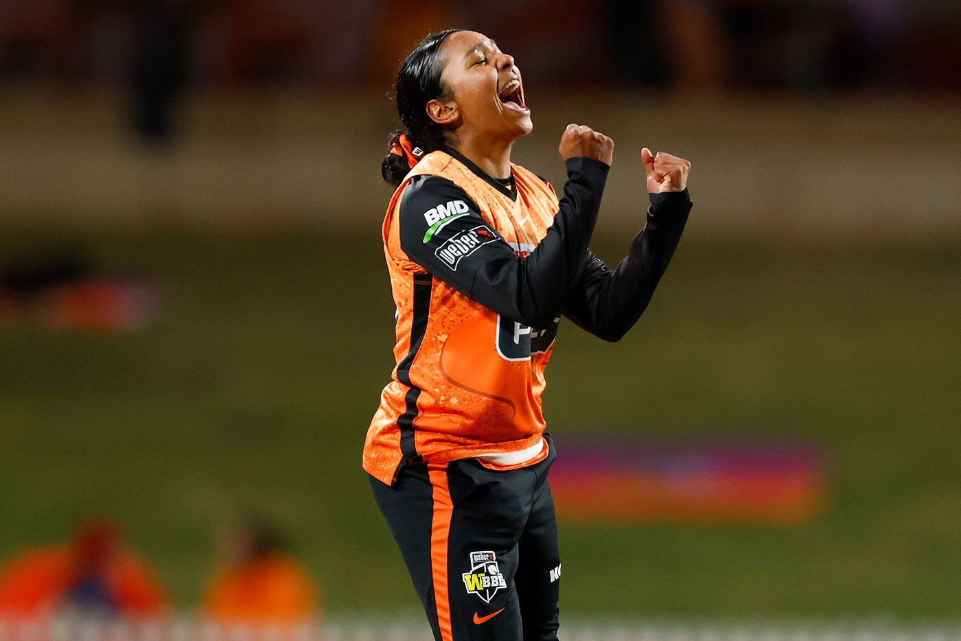 Alana King celebrates during her match-winning display | ESPNcricinfo.com