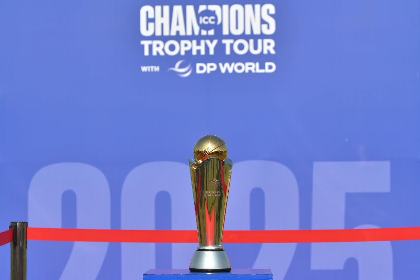 The Champions Trophy on display in Karachi | ESPNcricinfo.com
