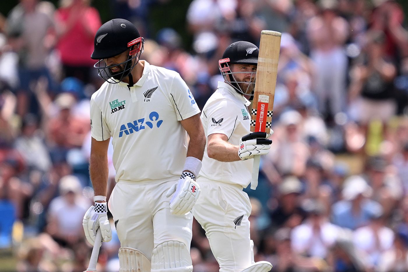 Kane Williamson marked his Test return with a half-century ...
