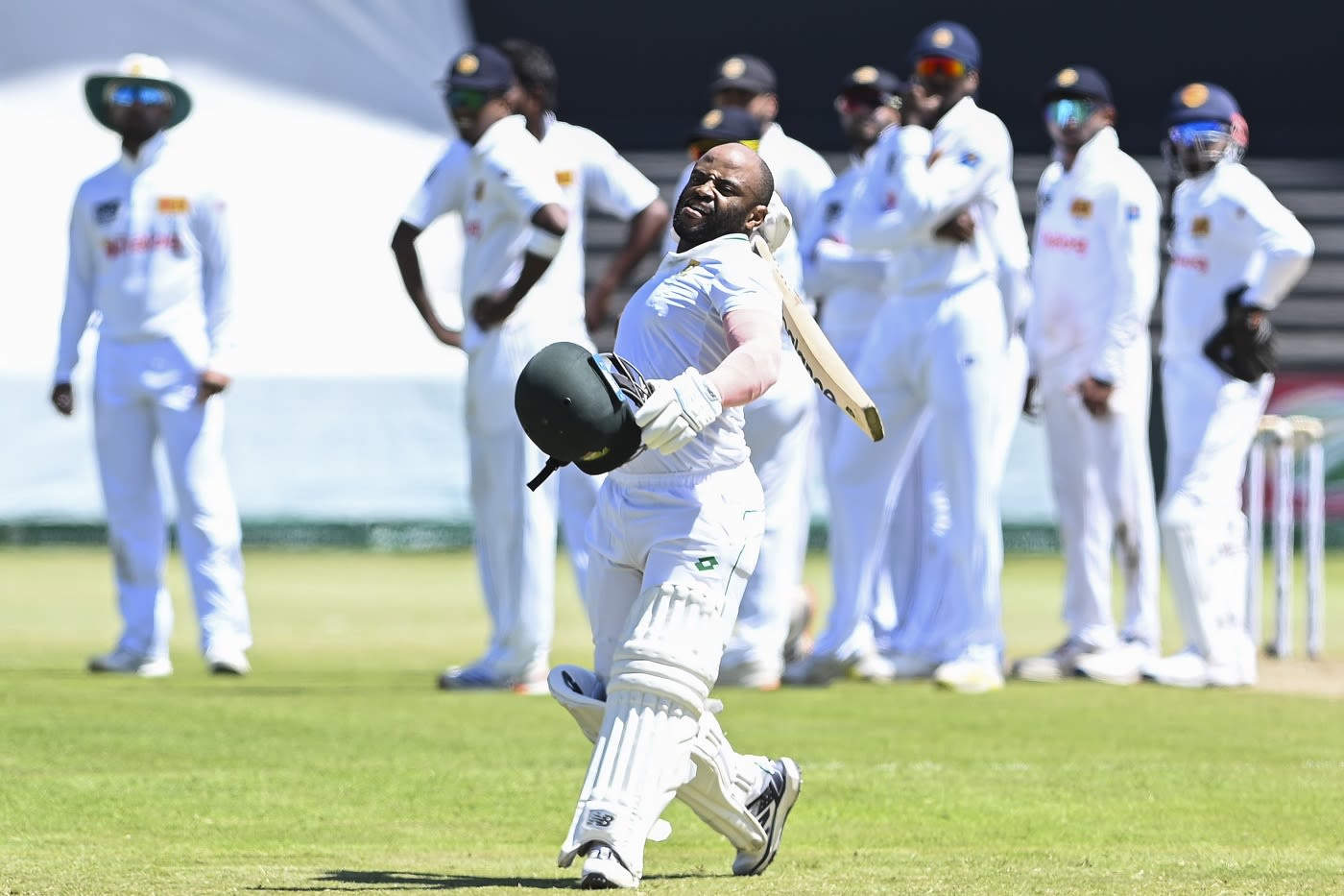 Temba Bavuma celebrates his hundred | ESPNcricinfo.com