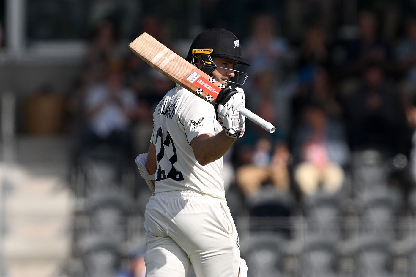 Kane Williamson brought up his second half-century on his return ...