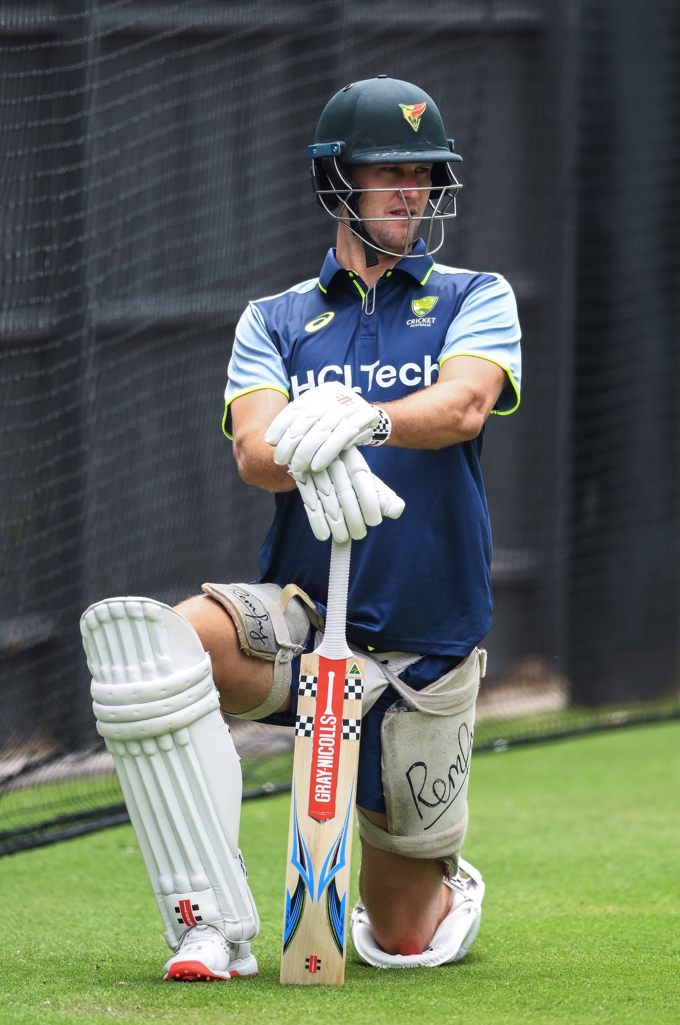 Beau Webster takes a break at nets | ESPNcricinfo.com