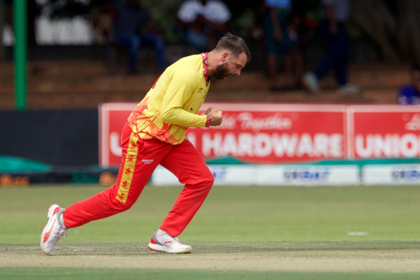 Ryan Burl finished with figures of 3-0-15-1, including the wicket of ...
