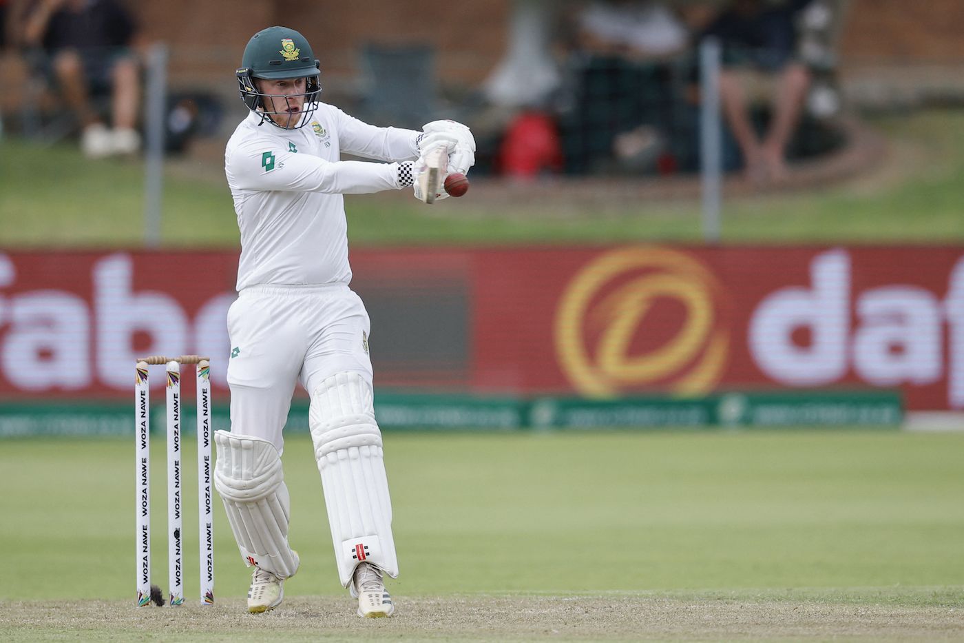 Kyle Verreynne, who came in the 60th over, batted past the second new ...