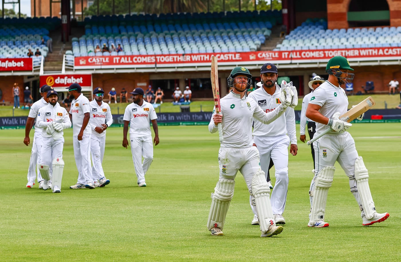 Kyle Verreynne was basking in the glory of his century even on the way ...