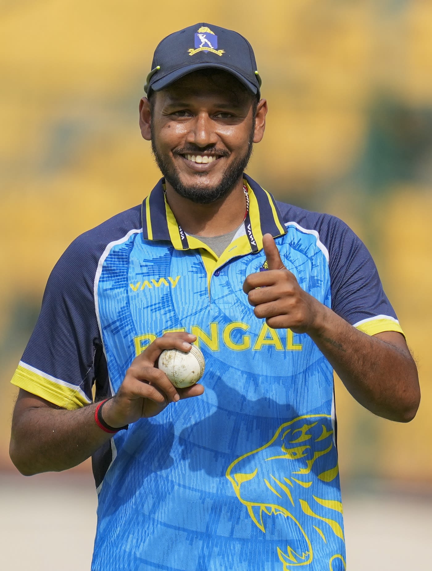 Sayan Ghosh is all smiles after his figures of 4 for 30 | ESPNcricinfo.com