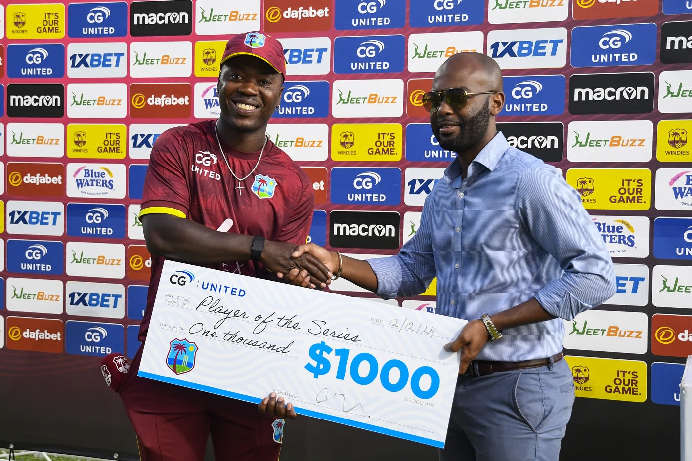 Sherfane Rutherford was named Player of the Series | ESPNcricinfo.com
