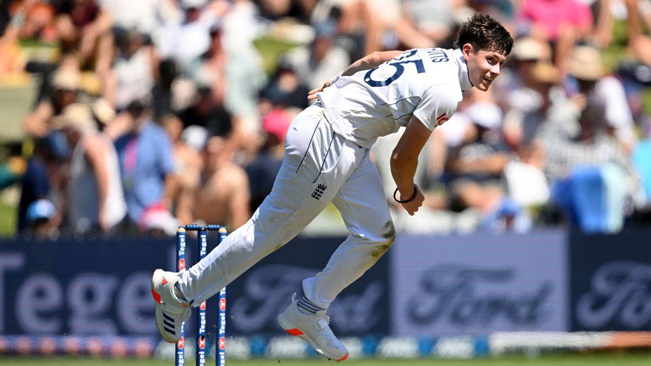 NZ vs Eng 3rd Test - Matthew Potts grinds away with the right attitude ...