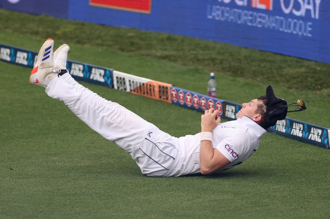 Matthew Potts took a tumble but didn't lose the ball | ESPNcricinfo.com