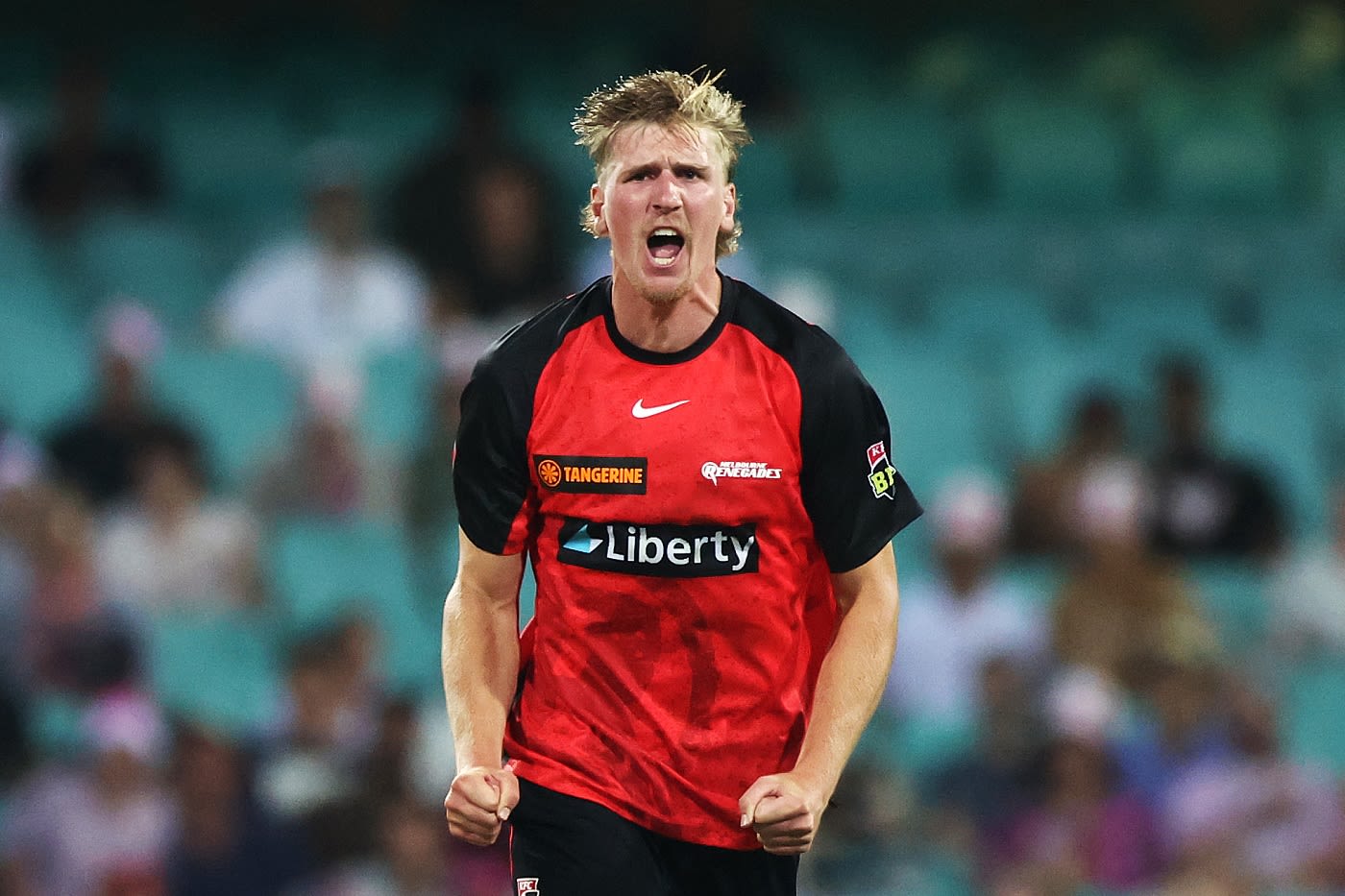 Will Sutherland celebrates a wicket | ESPNcricinfo.com