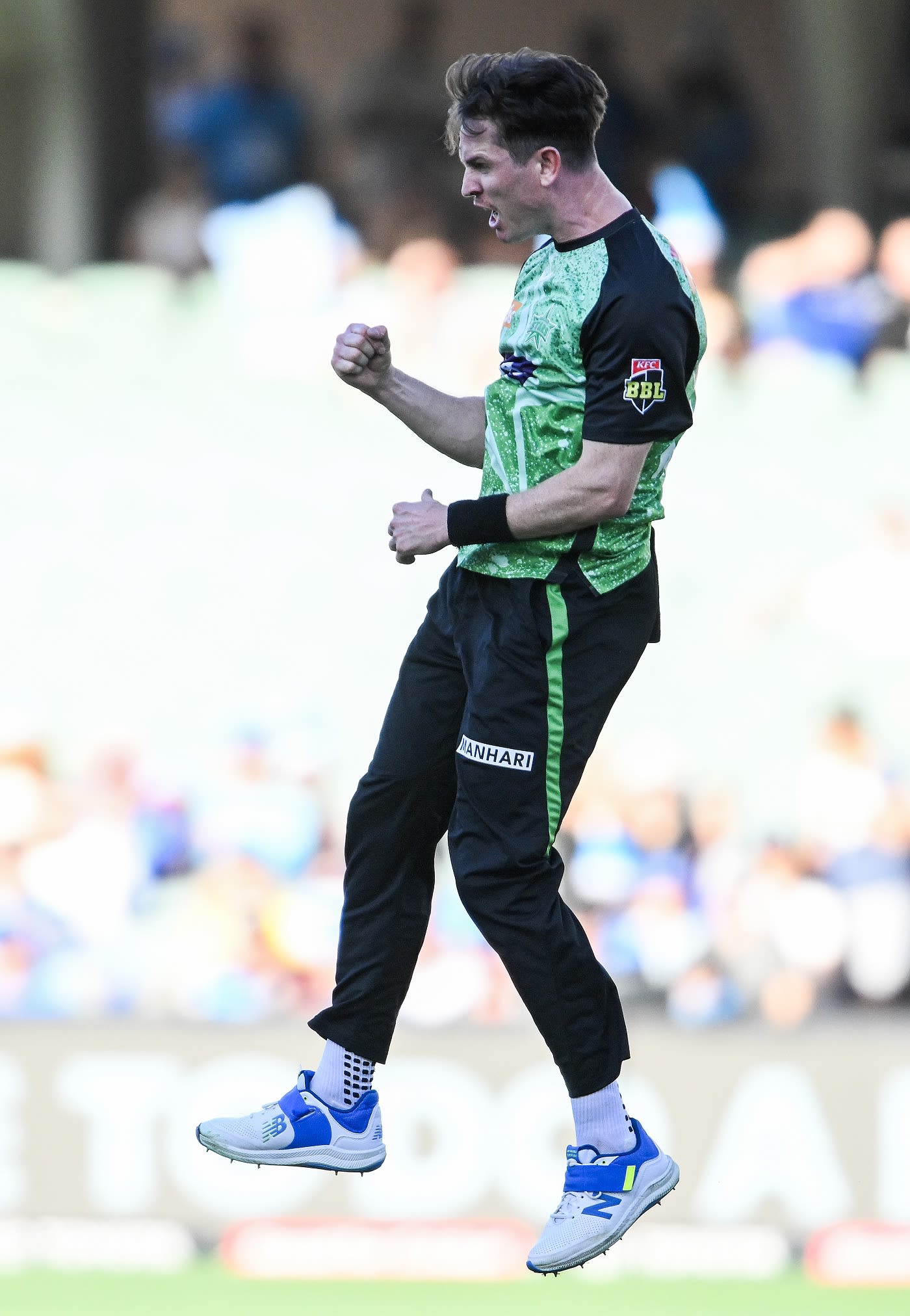 Adam Milne celebrates the wicket of Matthew Short | ESPNcricinfo.com