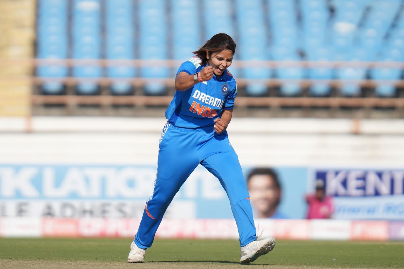 Sayali Satghare celebrates dismissing Gaby Lewis | ESPNcricinfo.com