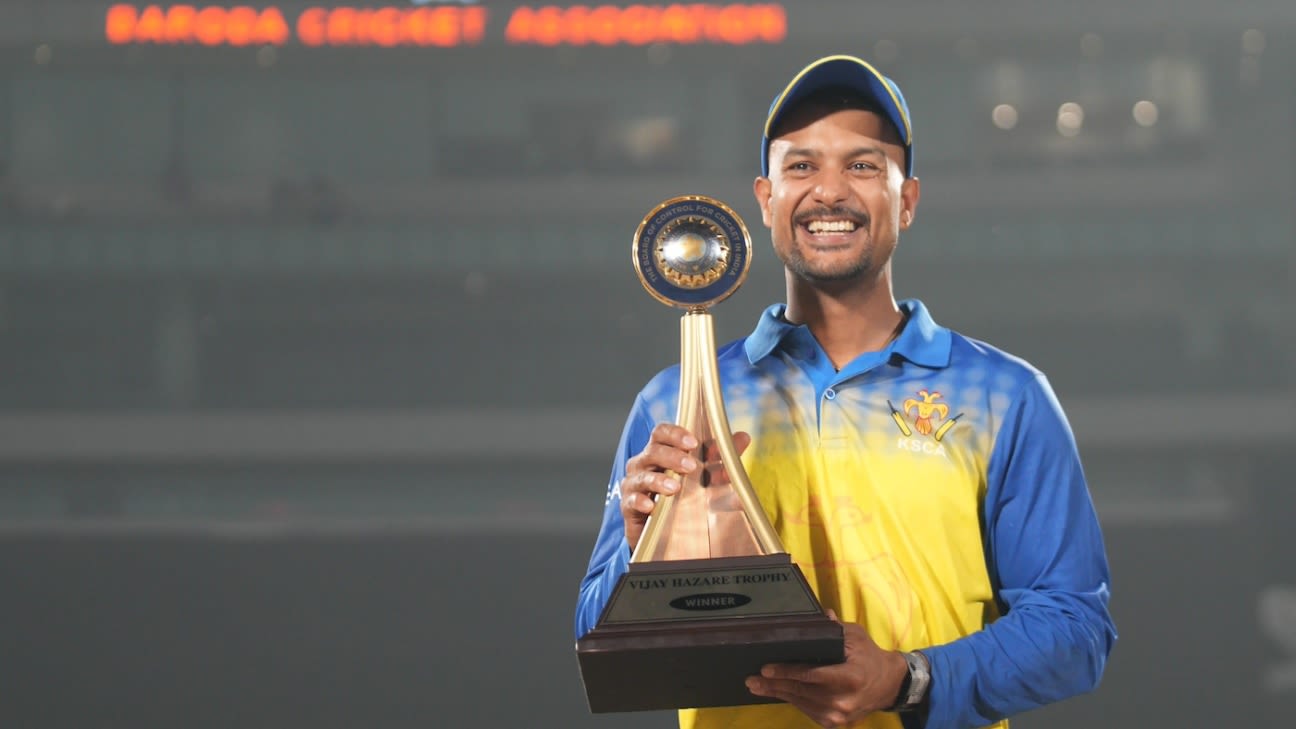 Vijay Hazare Trophy - Old and new pieces fit perfectly as Karnataka get ...