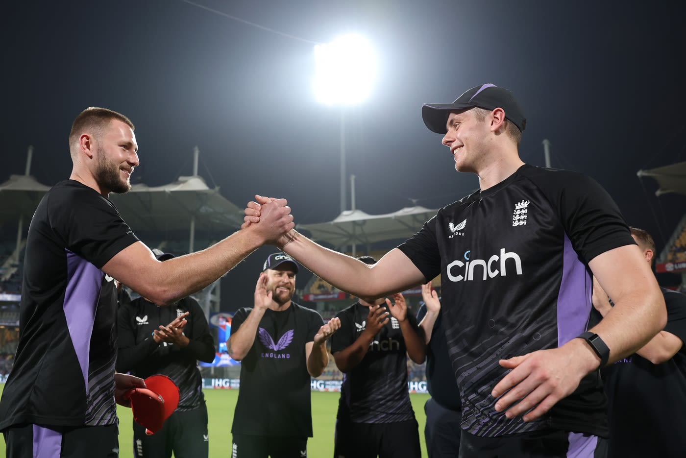 Gus Atkinson presents Jamie Smith his first T20I cap | ESPNcricinfo.com