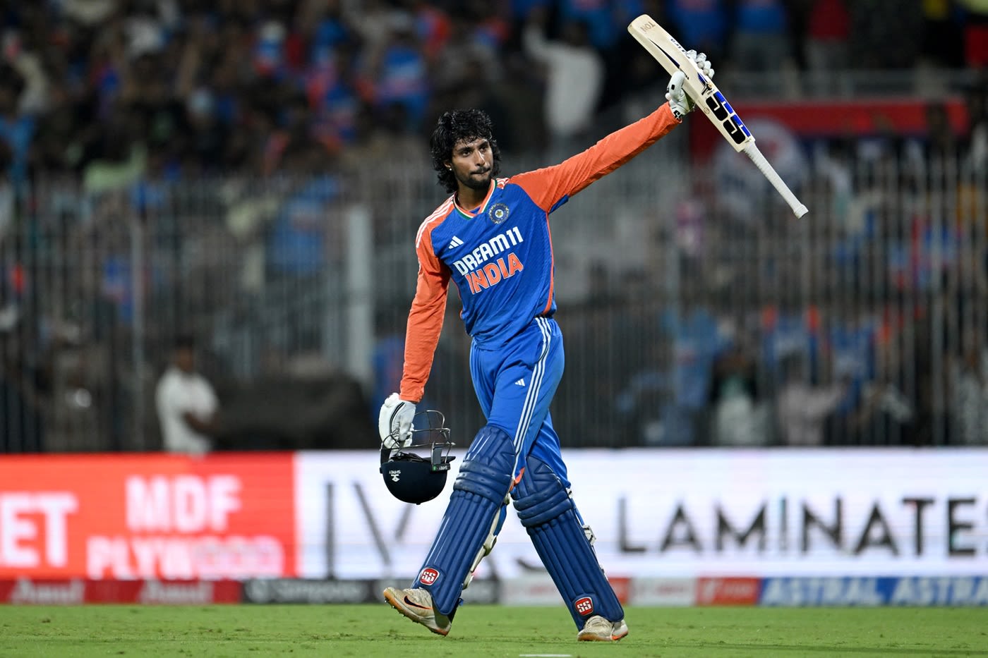 Tilak Varma celebrates after taking India home | ESPNcricinfo.com