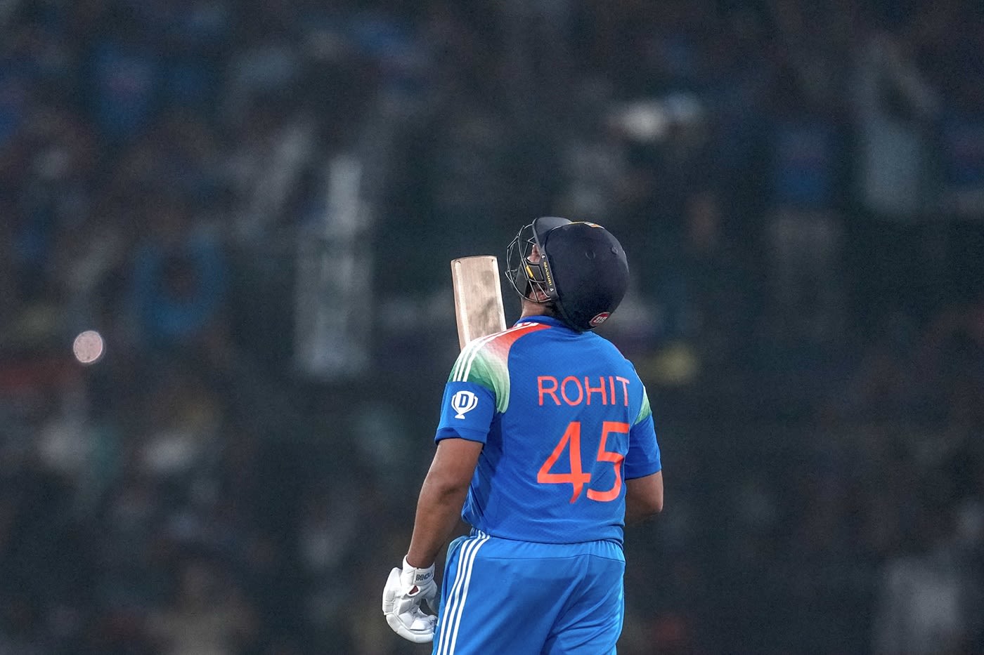 Rohit Sharma celebrated his century in a subdued way | ESPNcricinfo.com