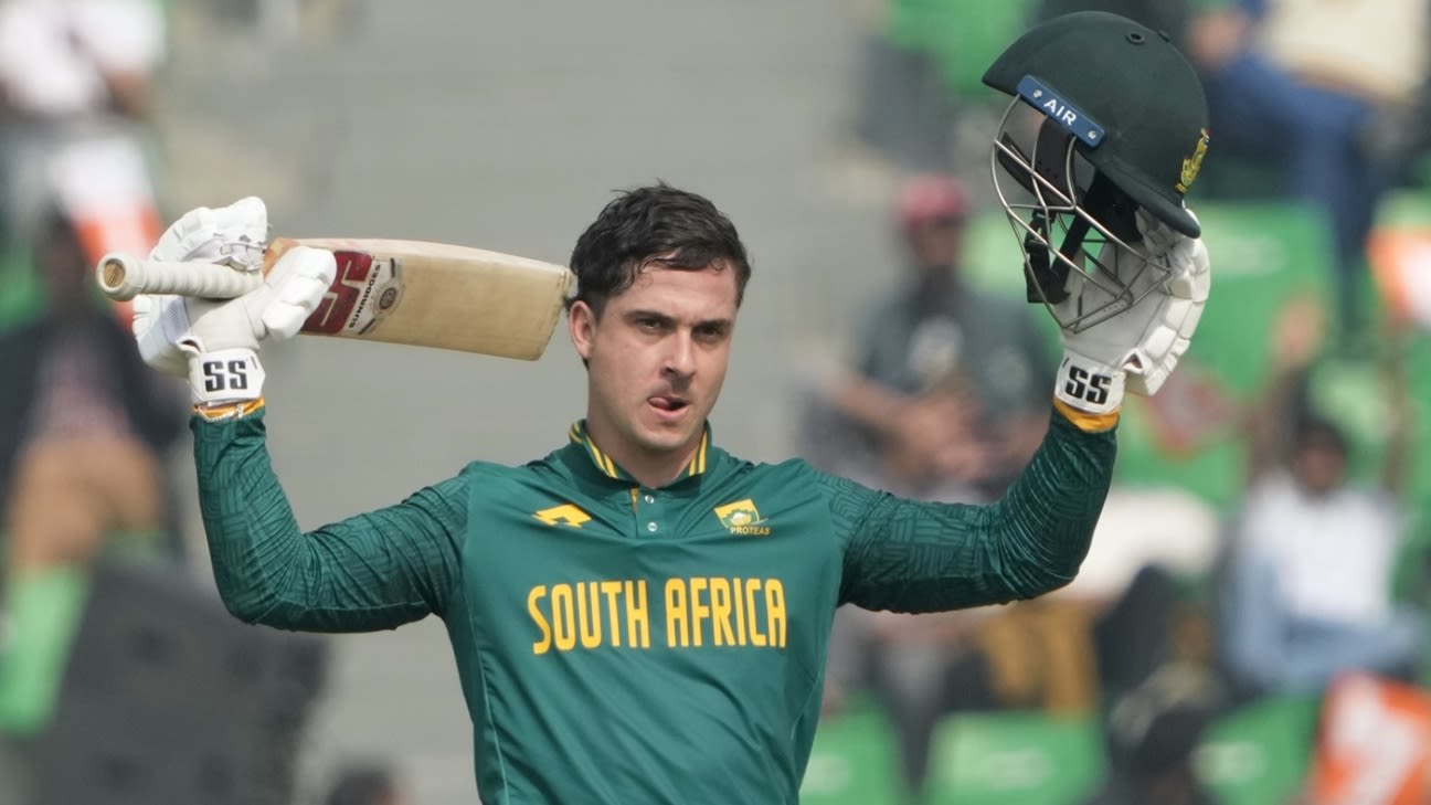 Pakistan tri-series - NZ vs SA - Matthew Breetzke bats his way from ...