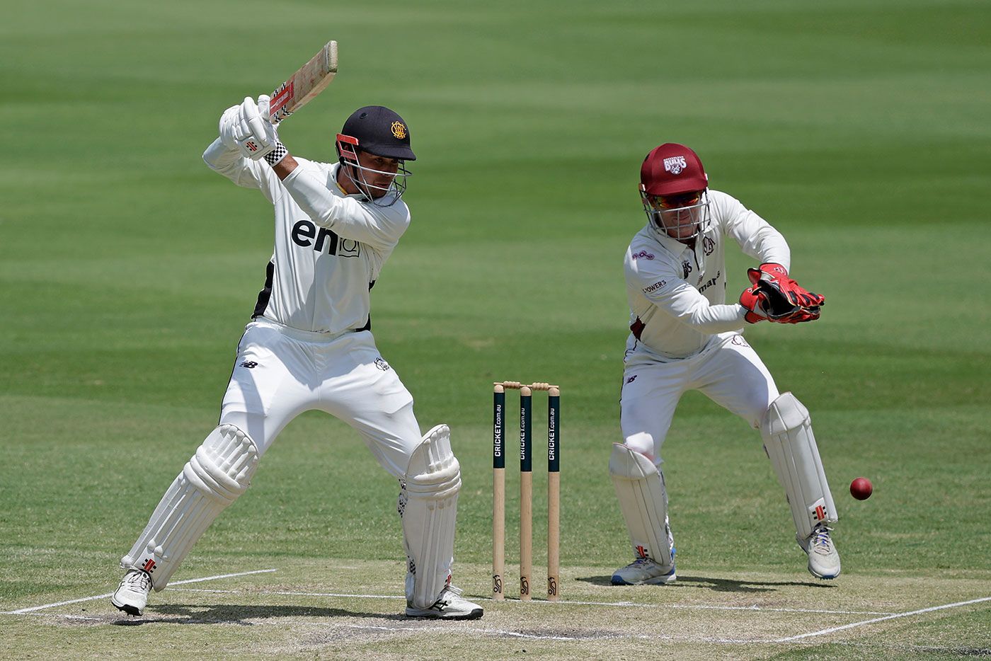 Sam Fanning fell just short of a maiden first-class hundred ...