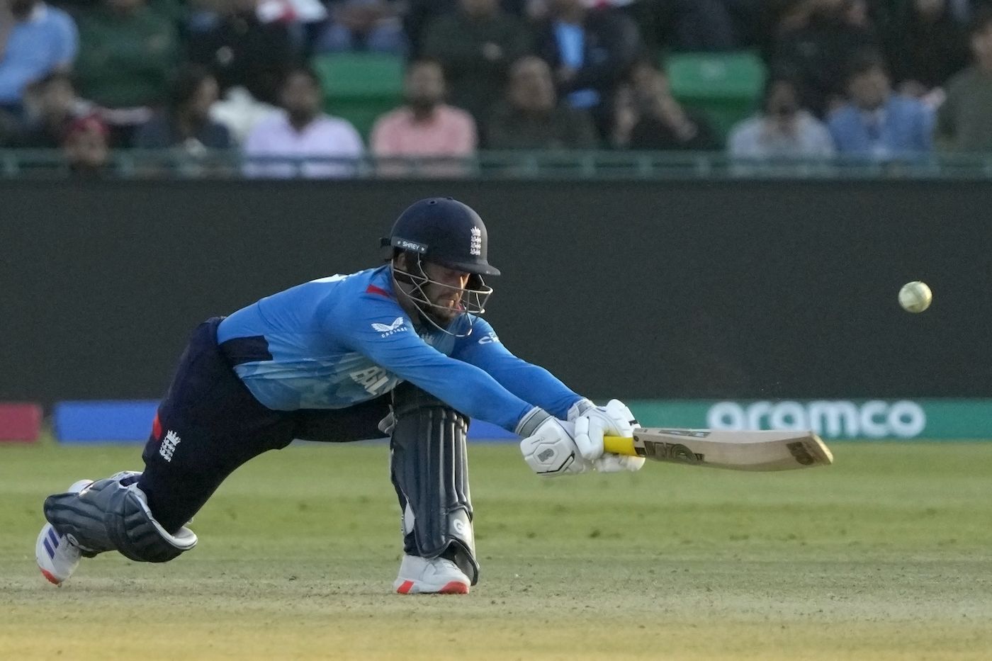 Ben Duckett reaches far forward for the reverse sweep | ESPNcricinfo.com
