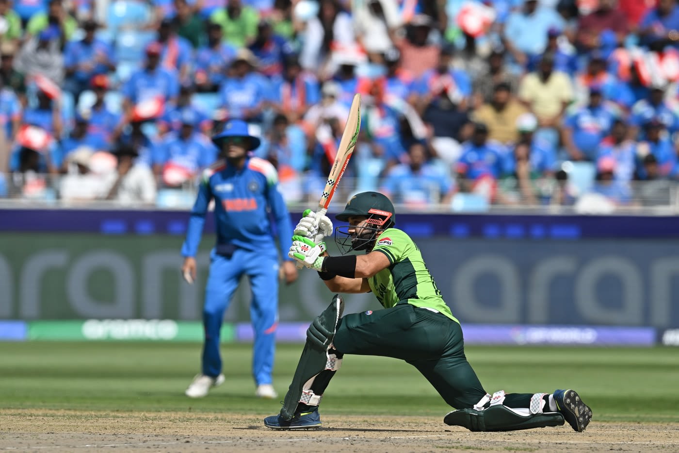 Mohammad Rizwan swept his first ball through midwicket | ESPNcricinfo.com