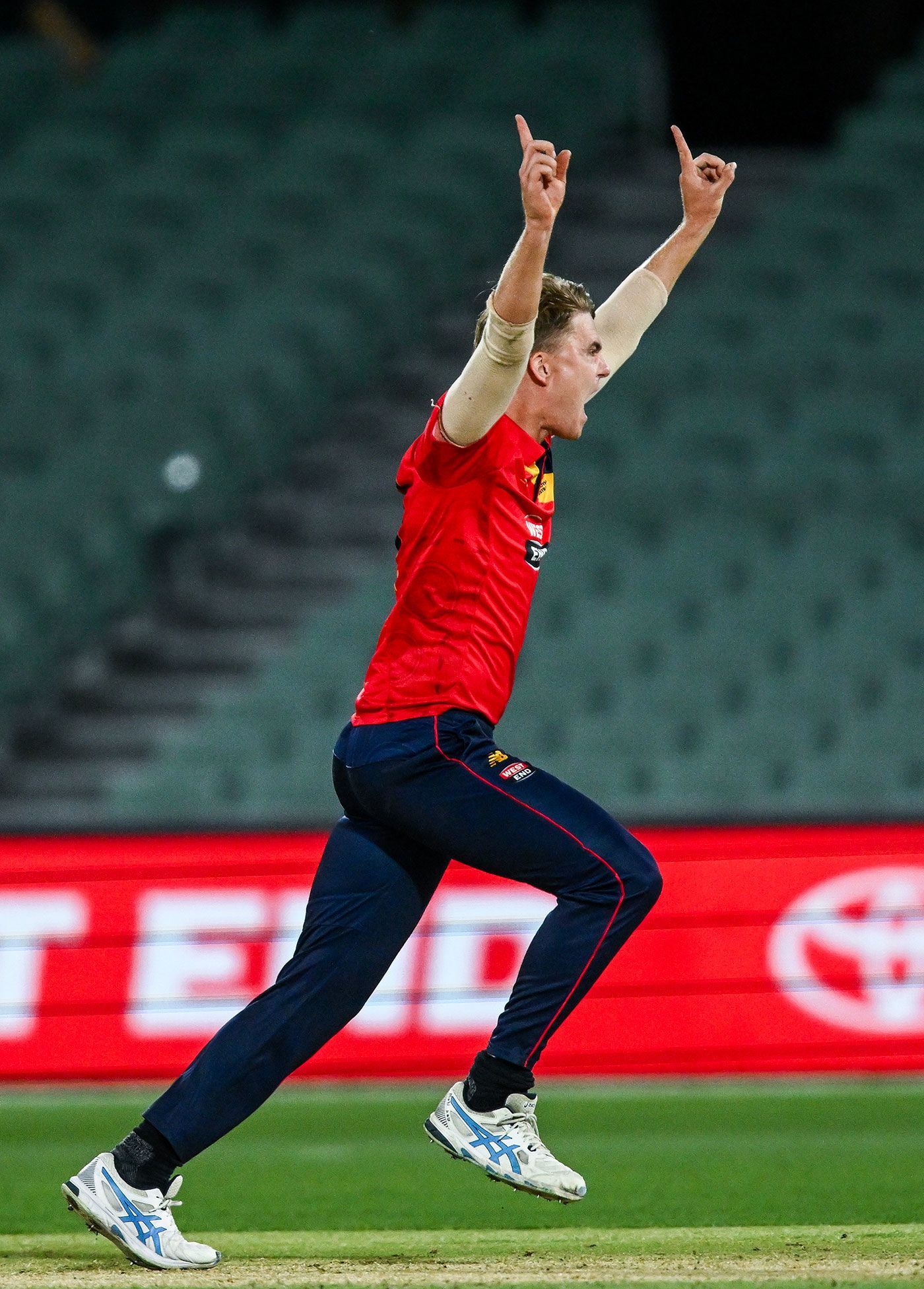 Henry Thornton's four wickets were central to South Australia's success ...