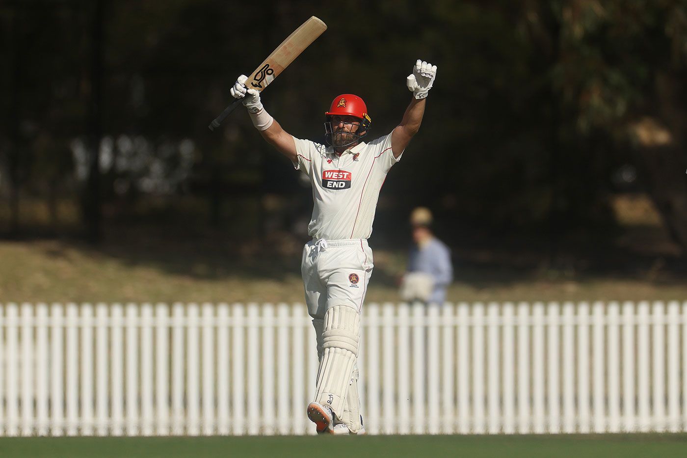 Jake Lehmann's century guided a superb South Australia chase ...