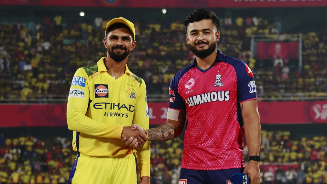 IPL 2025 - CSK bowl with Jamie Overton, Vijay Shankar in | ESPNcricinfo