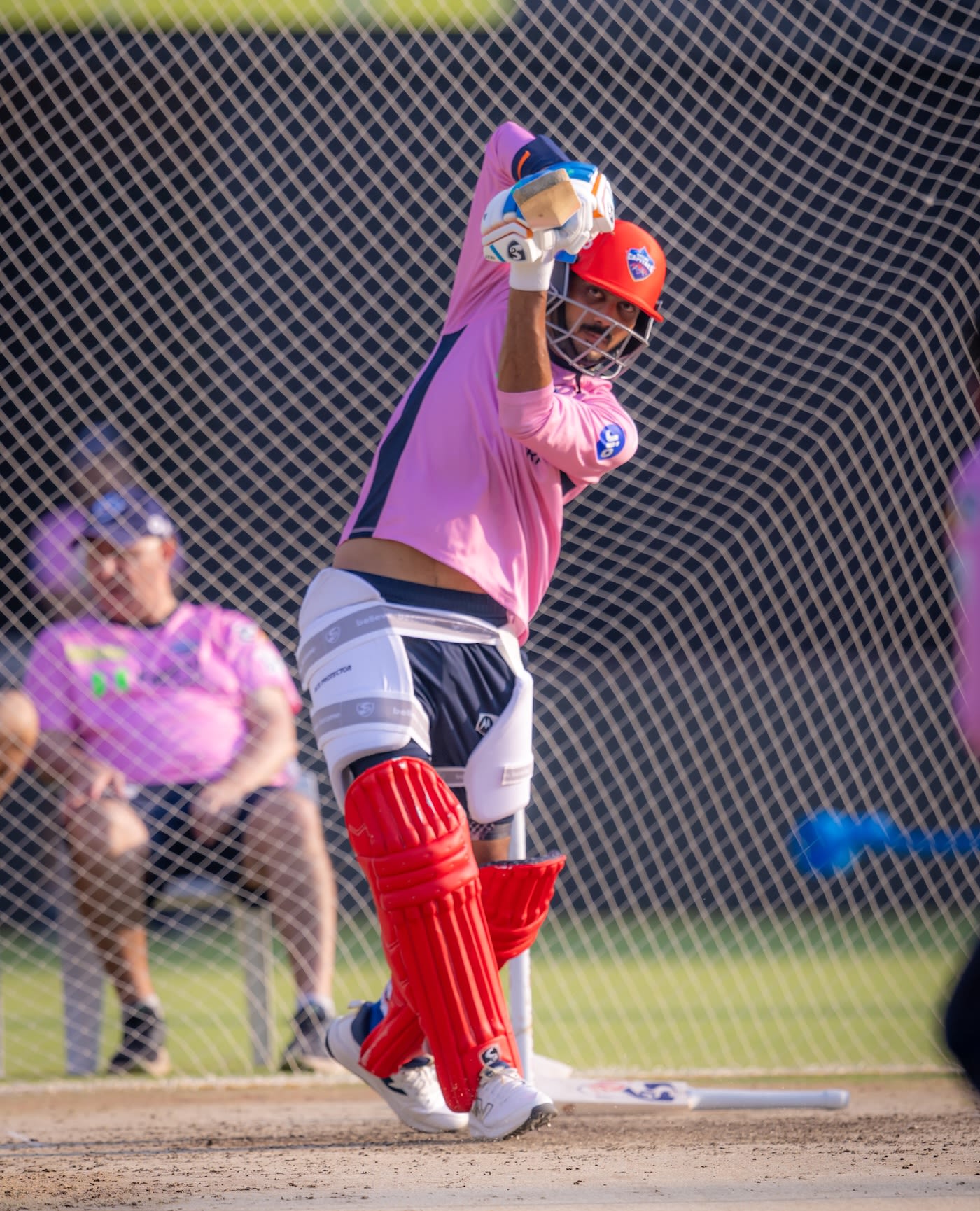 Axar Patel works on his batting in the nets | ESPNcricinfo.com