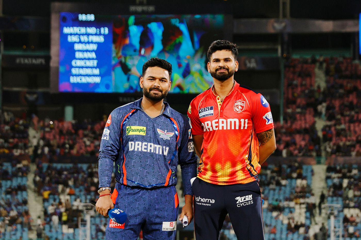 Rishabh Pant and Shreyas Iyer at the toss | ESPNcricinfo.com