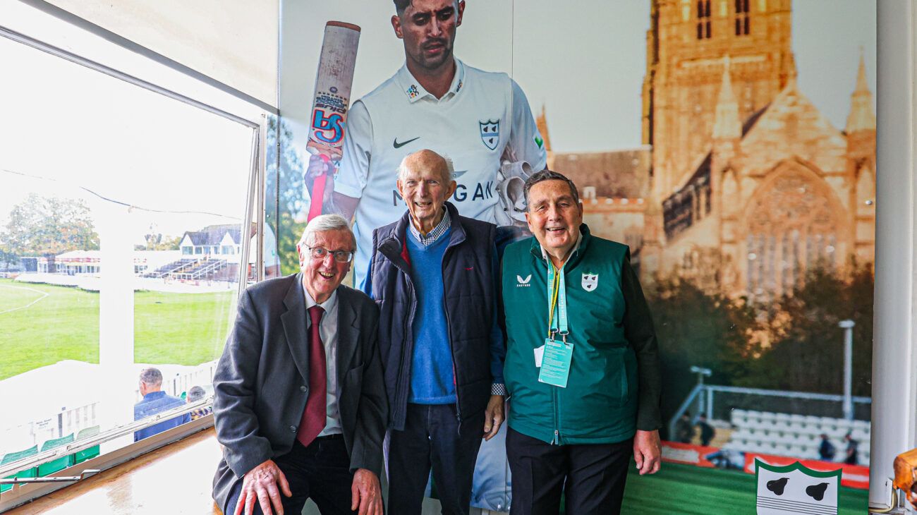 Worcestershire renamed their press box in 2024 in honour of Chris ...