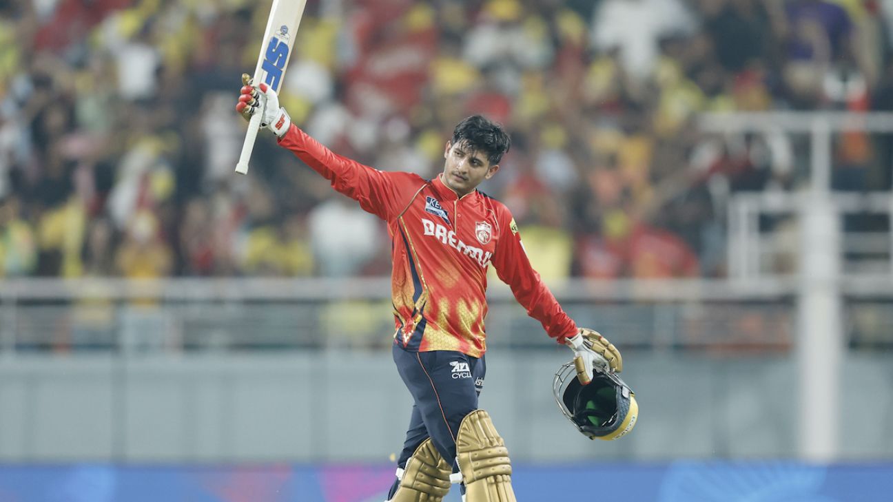IPL 2025 - PBKS vs CSK - Priyansh Arya's 42-ball 103 powers Punjab ...