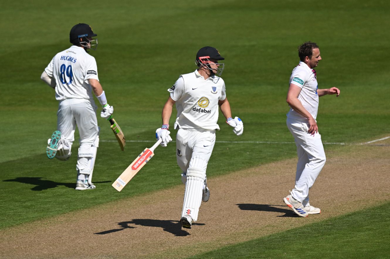 Daniel Hughes and Tom Clark both made 49 for Sussex | ESPNcricinfo.com