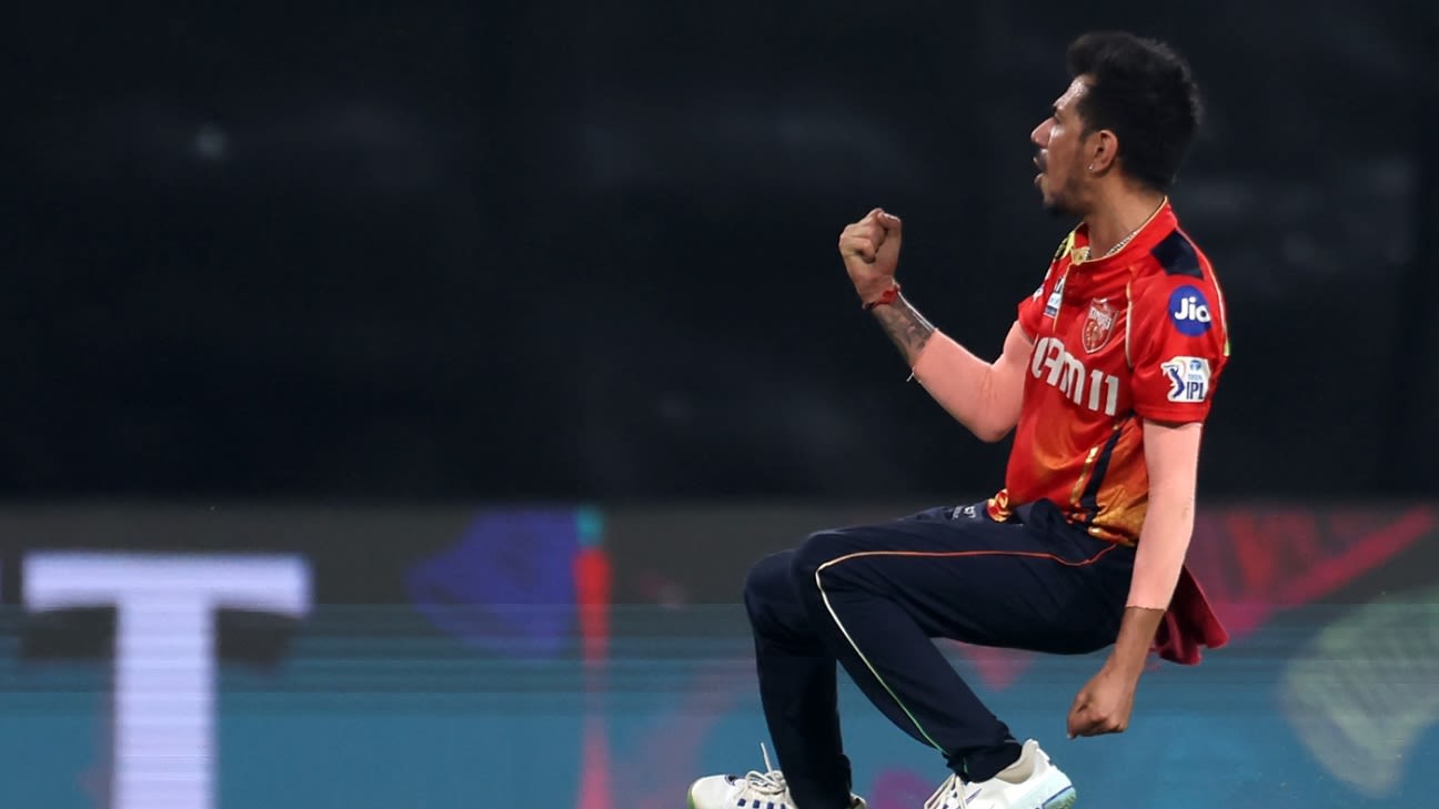 IPL 2025 - PBKS vs KKR - Yuzvendra Chahal gets into his element, and ...