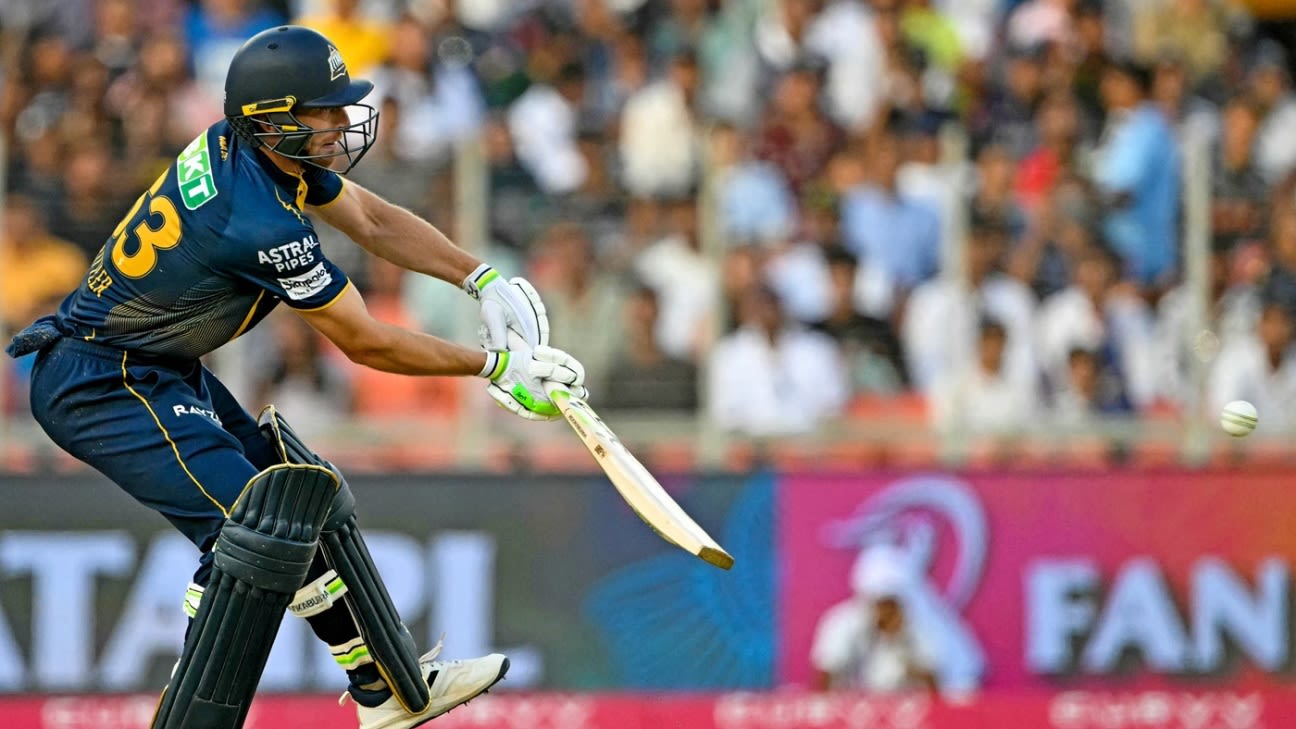 IPL GT vs DC - GT's Jos Buttler and the art of ball hitting bat ...