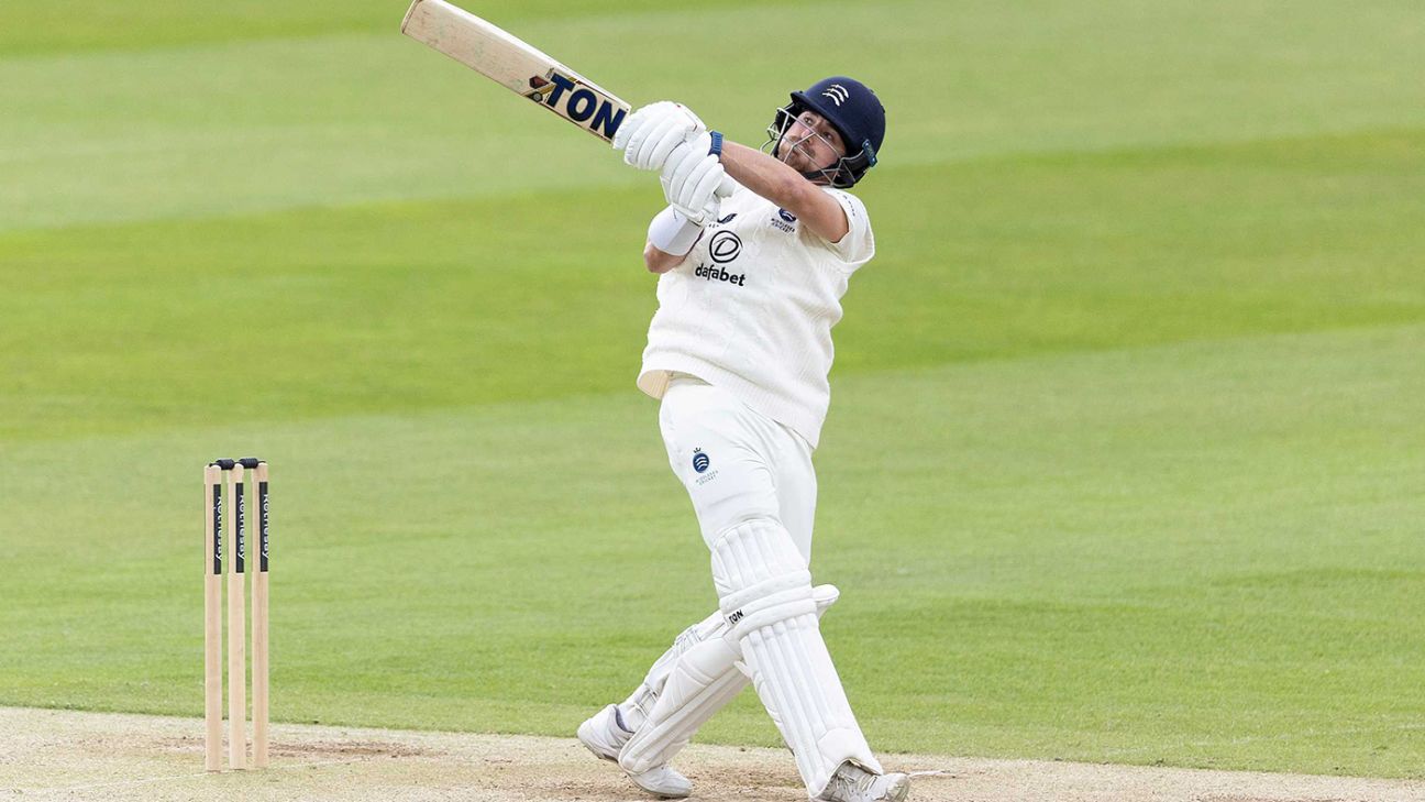 WOR vs MID Cricket Scorecard, 27th Match at Worcester, June 12 - 15, 2026