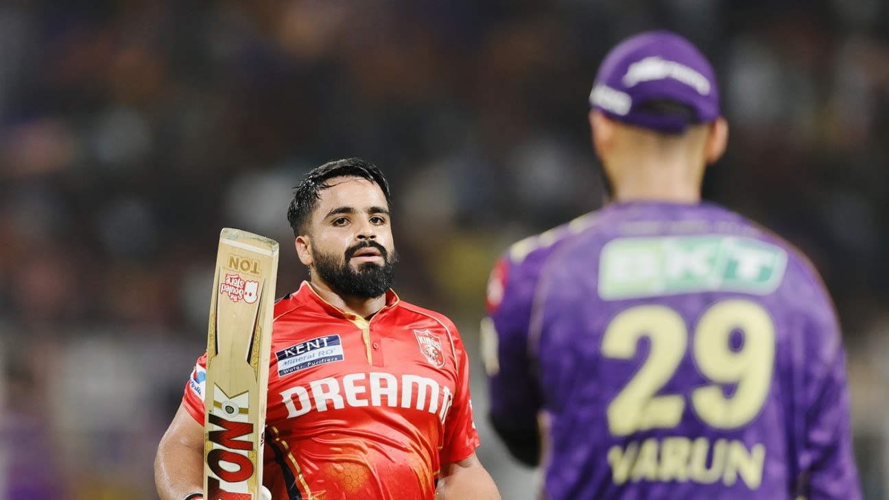 IPL 2025 Priyansh Arya and Prabhsimran Singh propel PBKS to 201 against ...