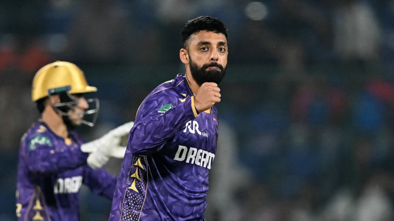 IPL 2025 - Varun Chakravarthy gets a fine and one demerit point after ...