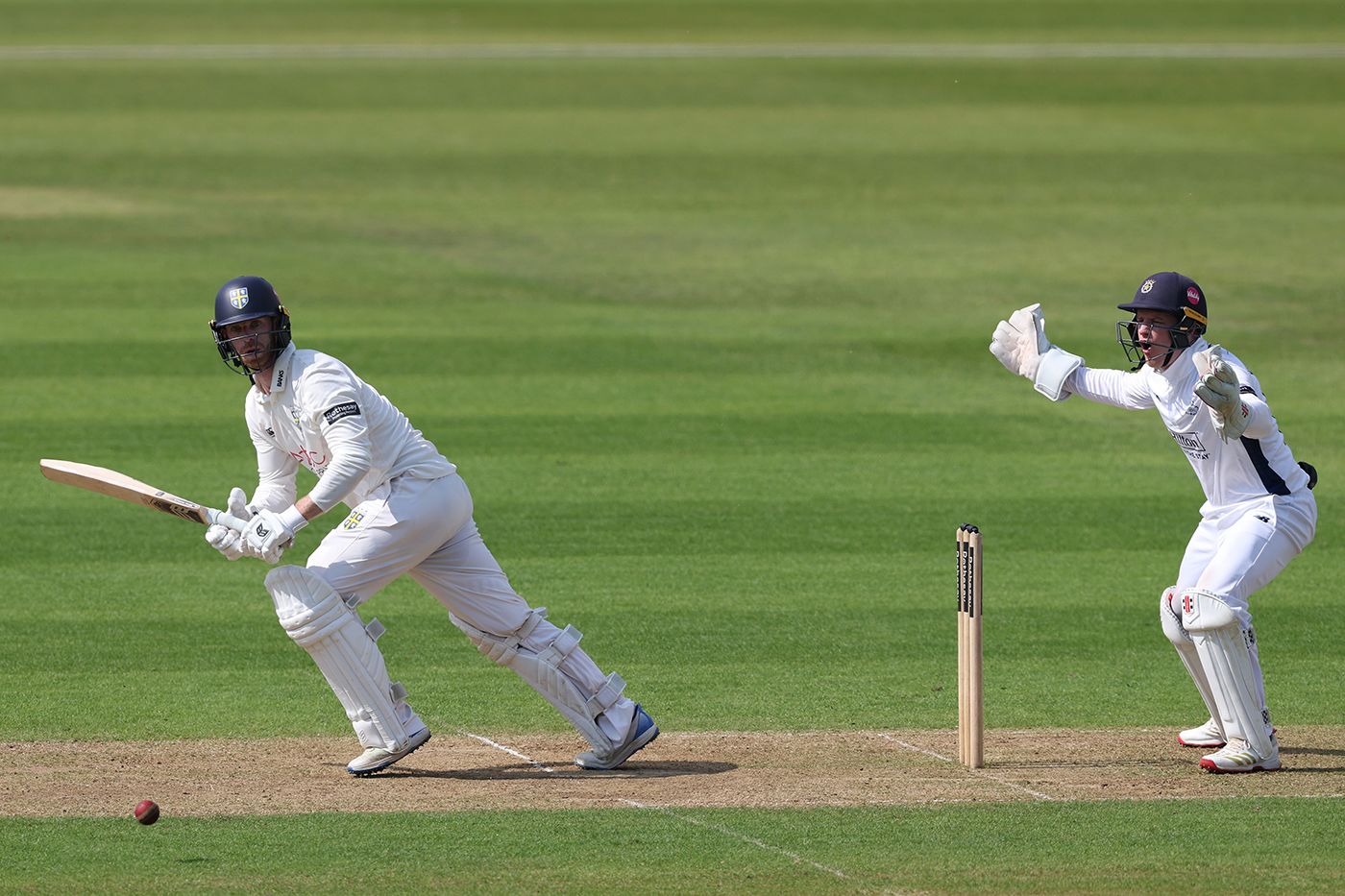 Graham Clark works the ball leg side | ESPNcricinfo.com
