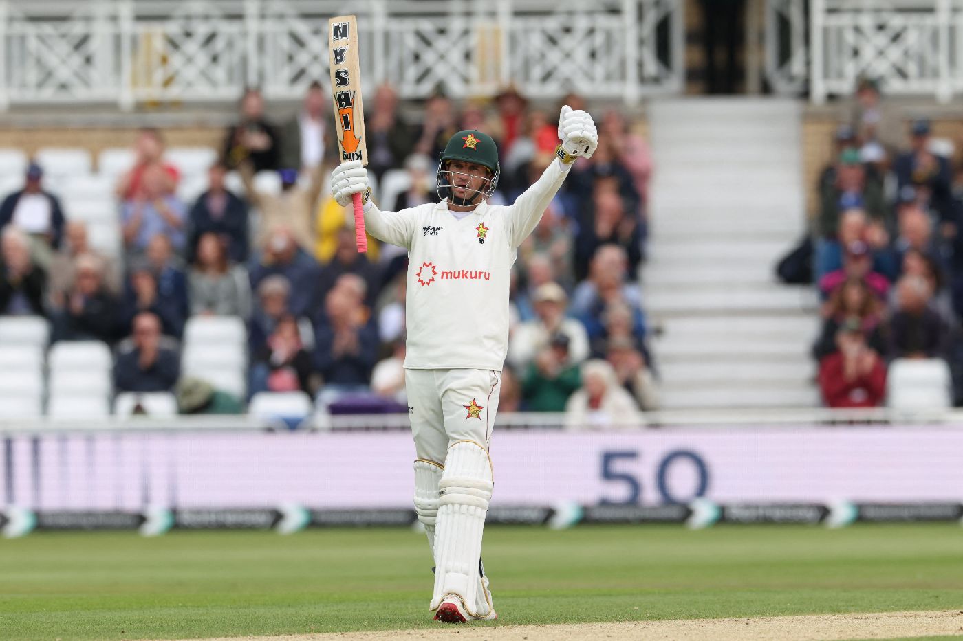 Sean Williams produced a fighting fifty on the third morning ...