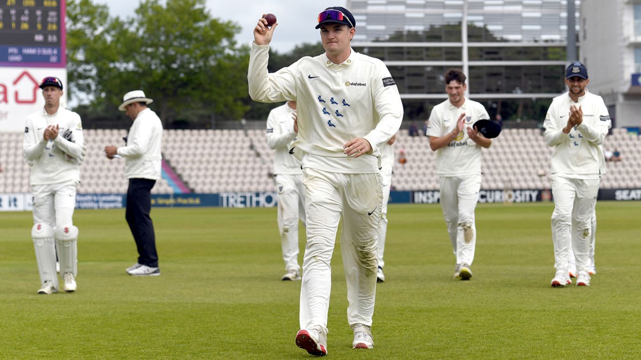 HAM vs SUS Cricket Scorecard, 32nd Match at Southampton, May 23 - 25, 2025