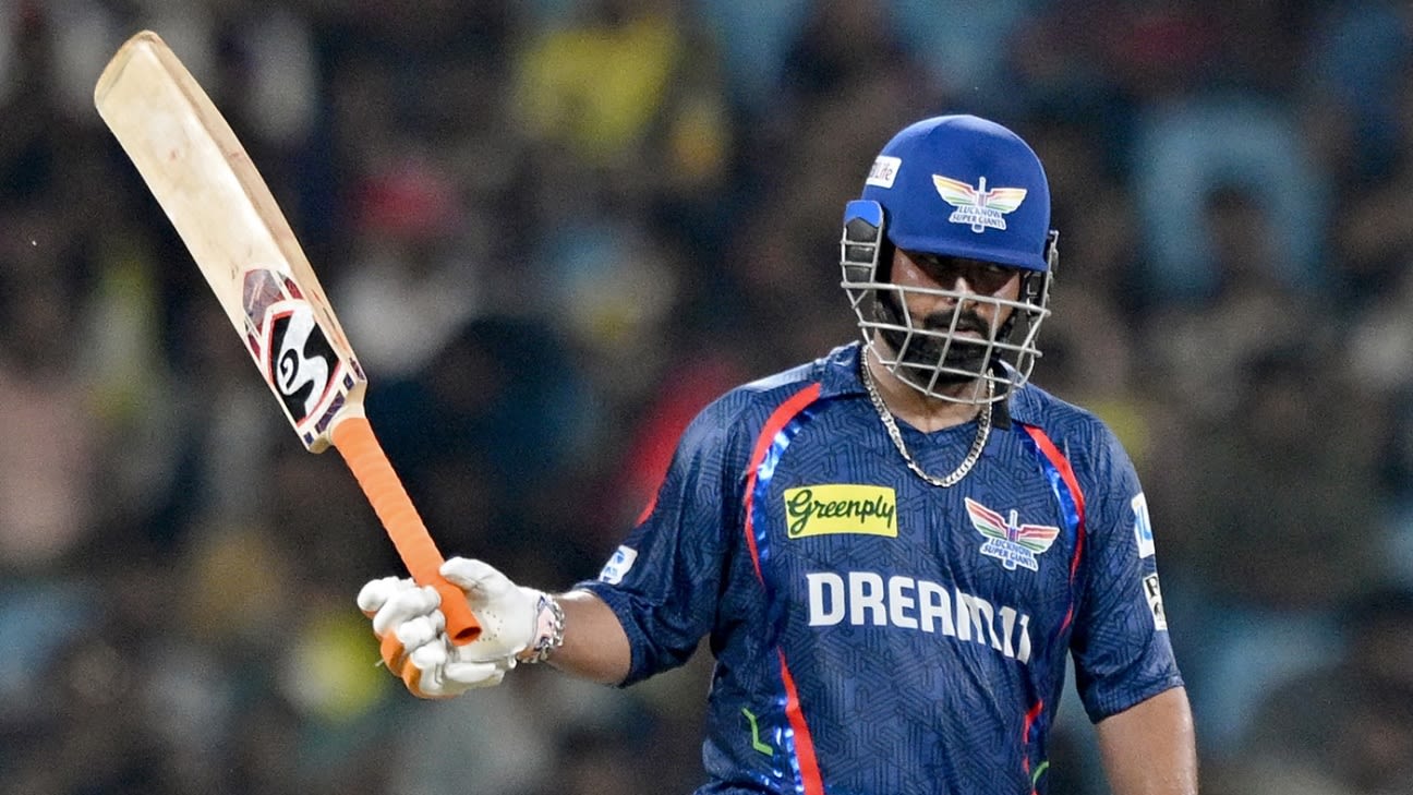 IPL 2025 - Rishabh Pant fined INR 30 lakh for third slow over-rate ...