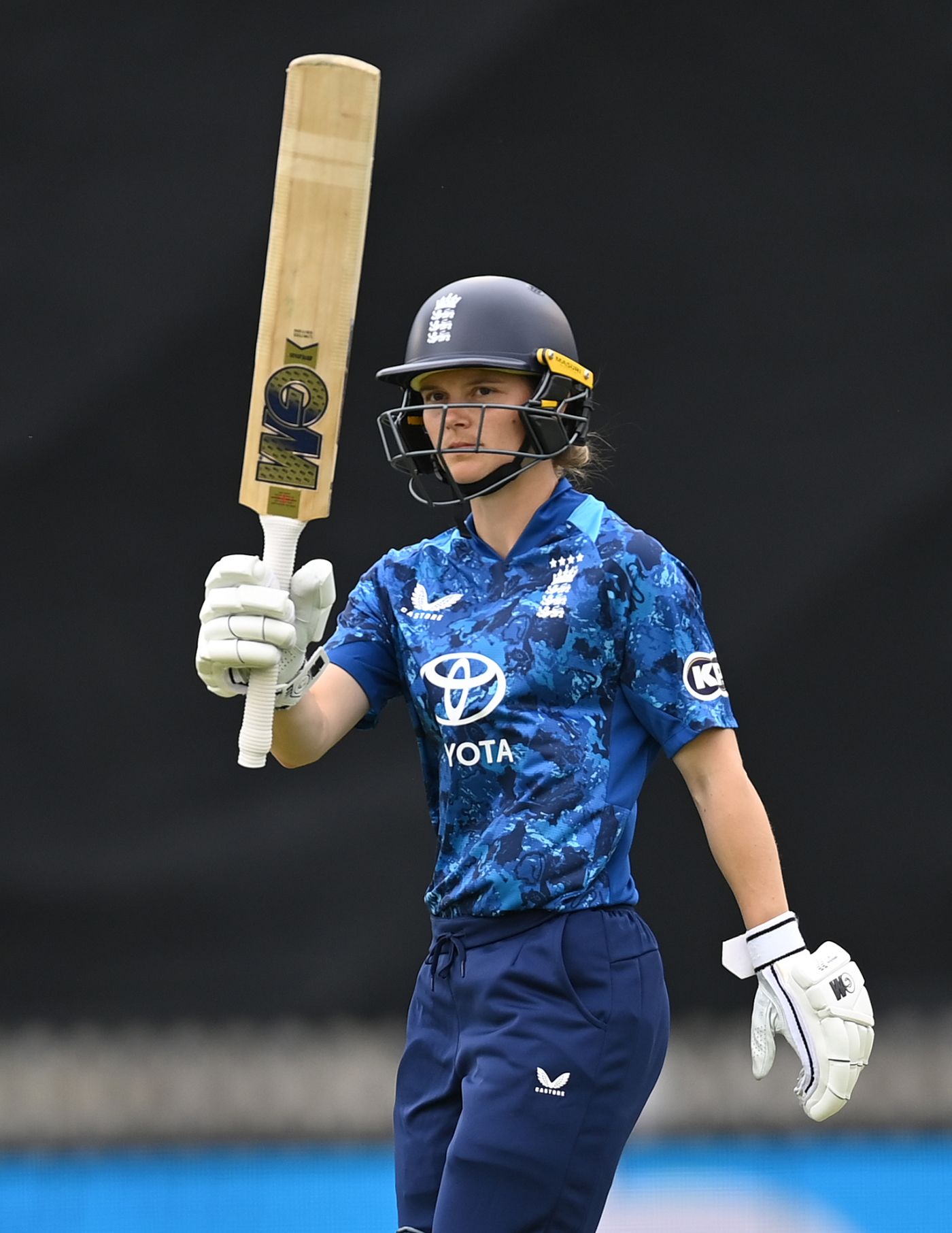 Amy Jones reached fifty on her return to the top of the order ...