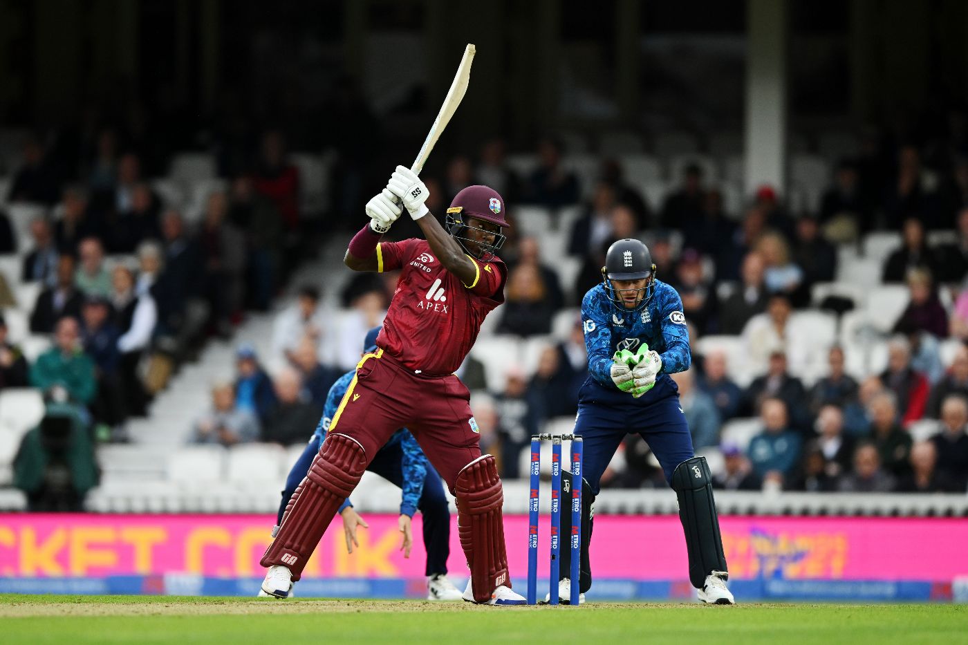 Sherfane Rutherford drives through the covers | ESPNcricinfo.com