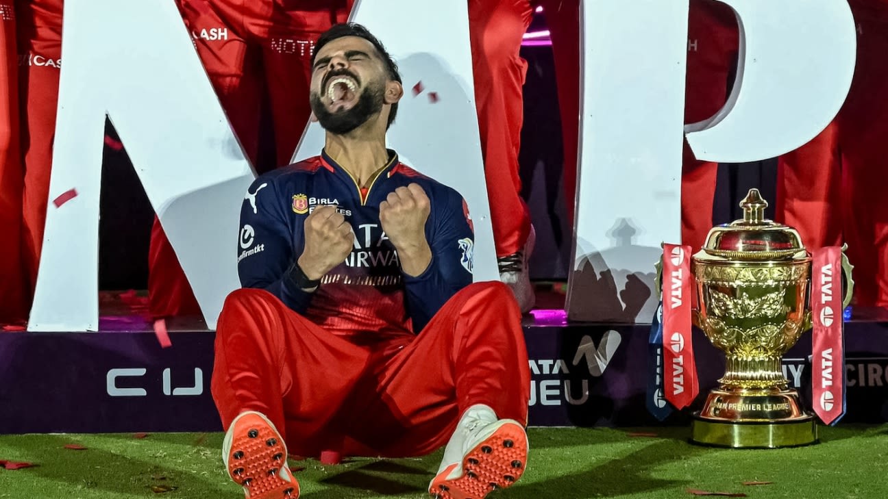 IPL 2025 final - 18-year wait ends for Virat Kohli and RCB | ESPNcricinfo
