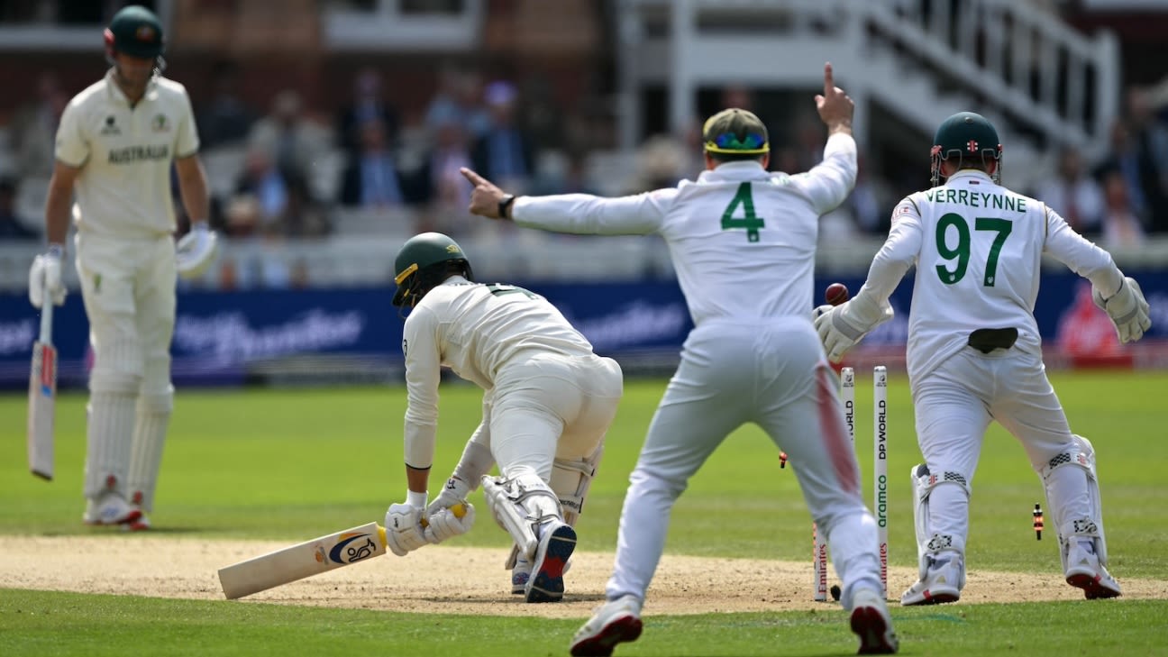 WTC Final - Alex Carey has another eventful outing at Lord's | ESPNcricinfo